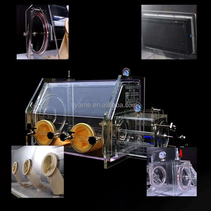 Vacuum Glove Box Laboratory Research Vacuum Operation Acrylic Glove Box ...
