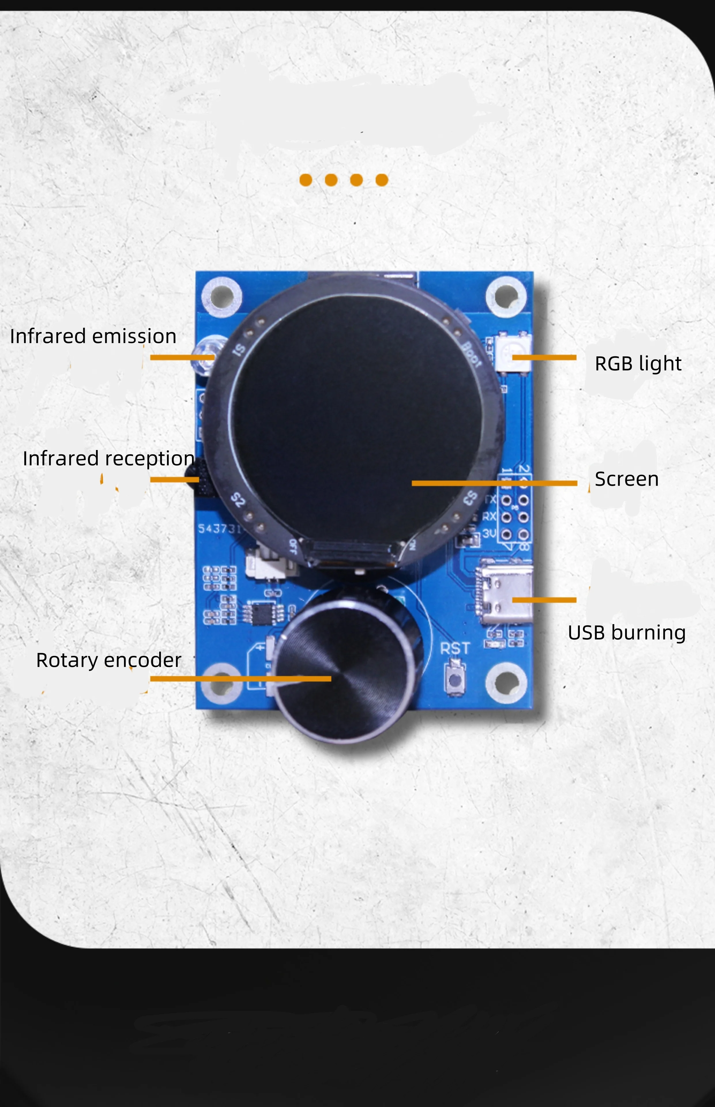 ESP32-C3-LCDkit Development Board LCD Function Test Evaluation Board ...