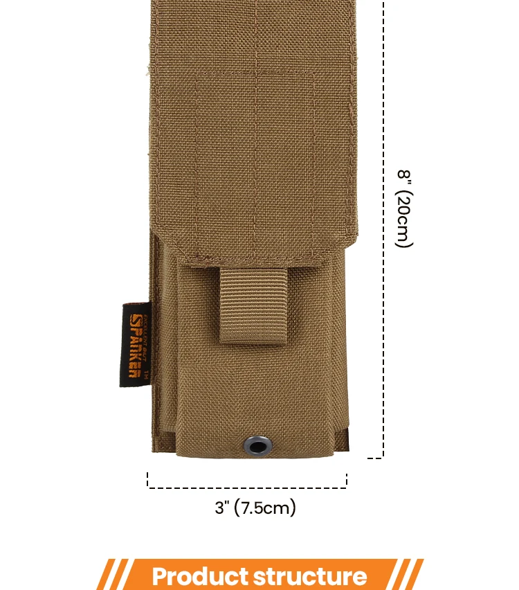 Tactical Single Magazine Pouch for M4 M14 M16 Mag Bag Hunting Outdoor ...