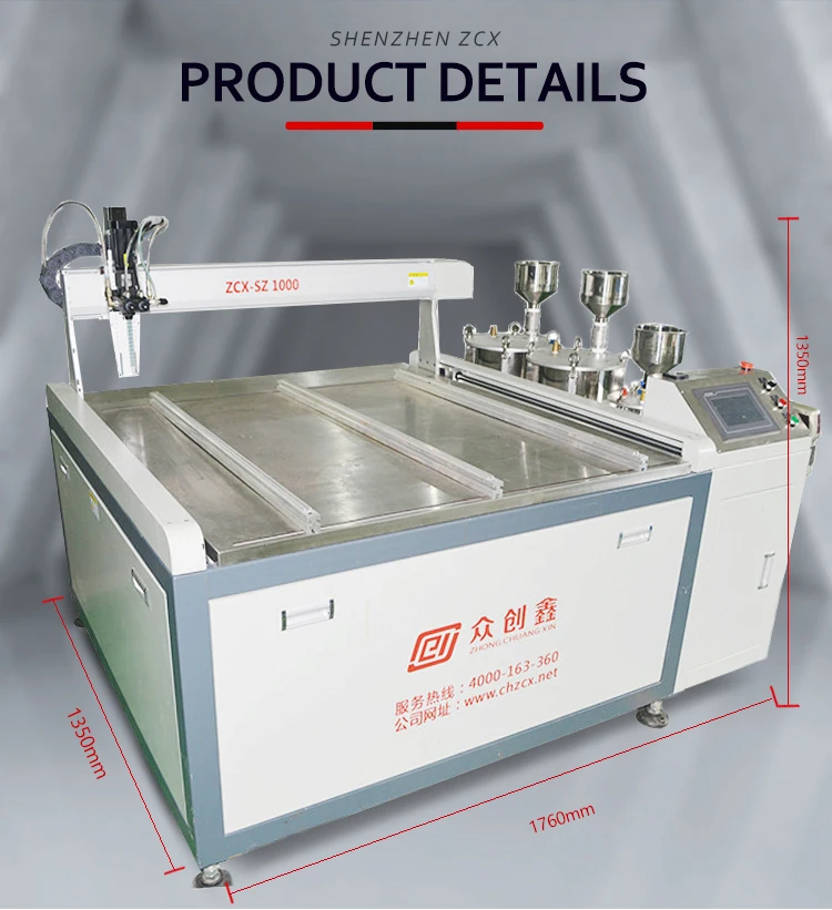 Full Automatic Programmable Cnc 3 Axis Two Components Epoxy Resin ...