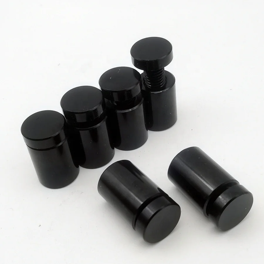 Leading Manufacture Black Aluminum Sign Standoff For Acrylic Display ...