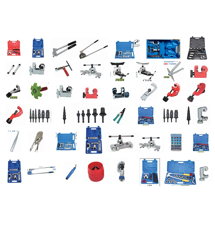 Flaring Tool Set,Tubing Pipe 7 Dies Of 3/16-5/8 Inch Kit,45 Steel ...