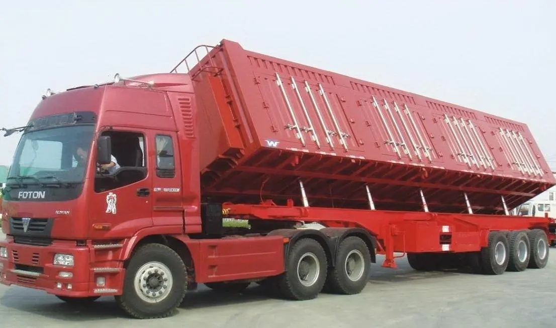 60 Ton Tipper Trailer - Durable Semi-Trailer for Bulk Cargo