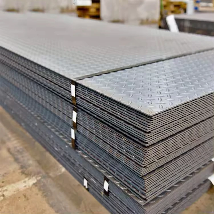 MS Checker Plate Checkered Steel Plate /Embossed Steel Plate /Riffled ...