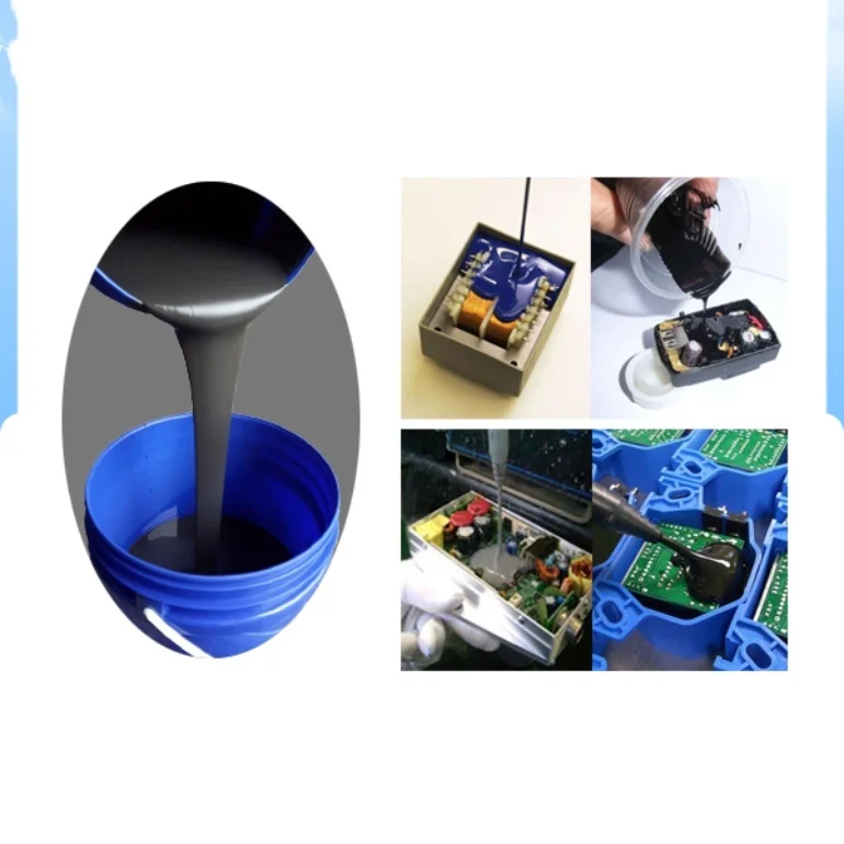 Transparent Two-Component Silicone Potting Compound for Electronics