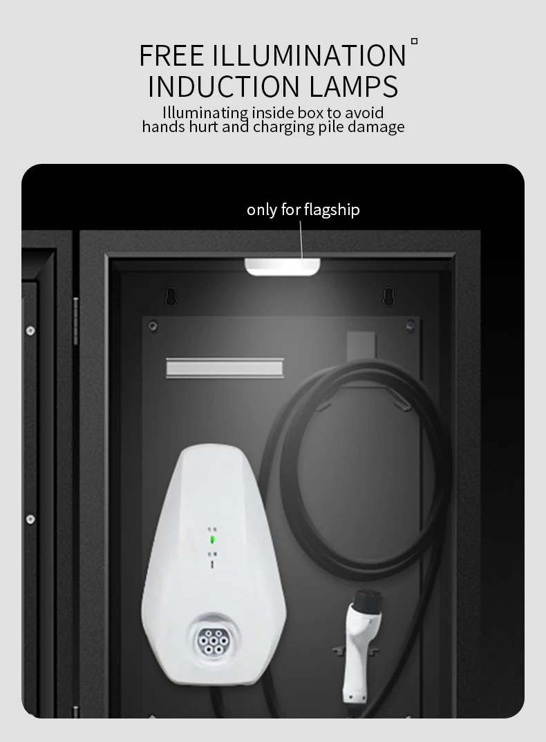 Ev Charger Protection Box Wall Mounted Box Metal Enclosure For Outdoor ...