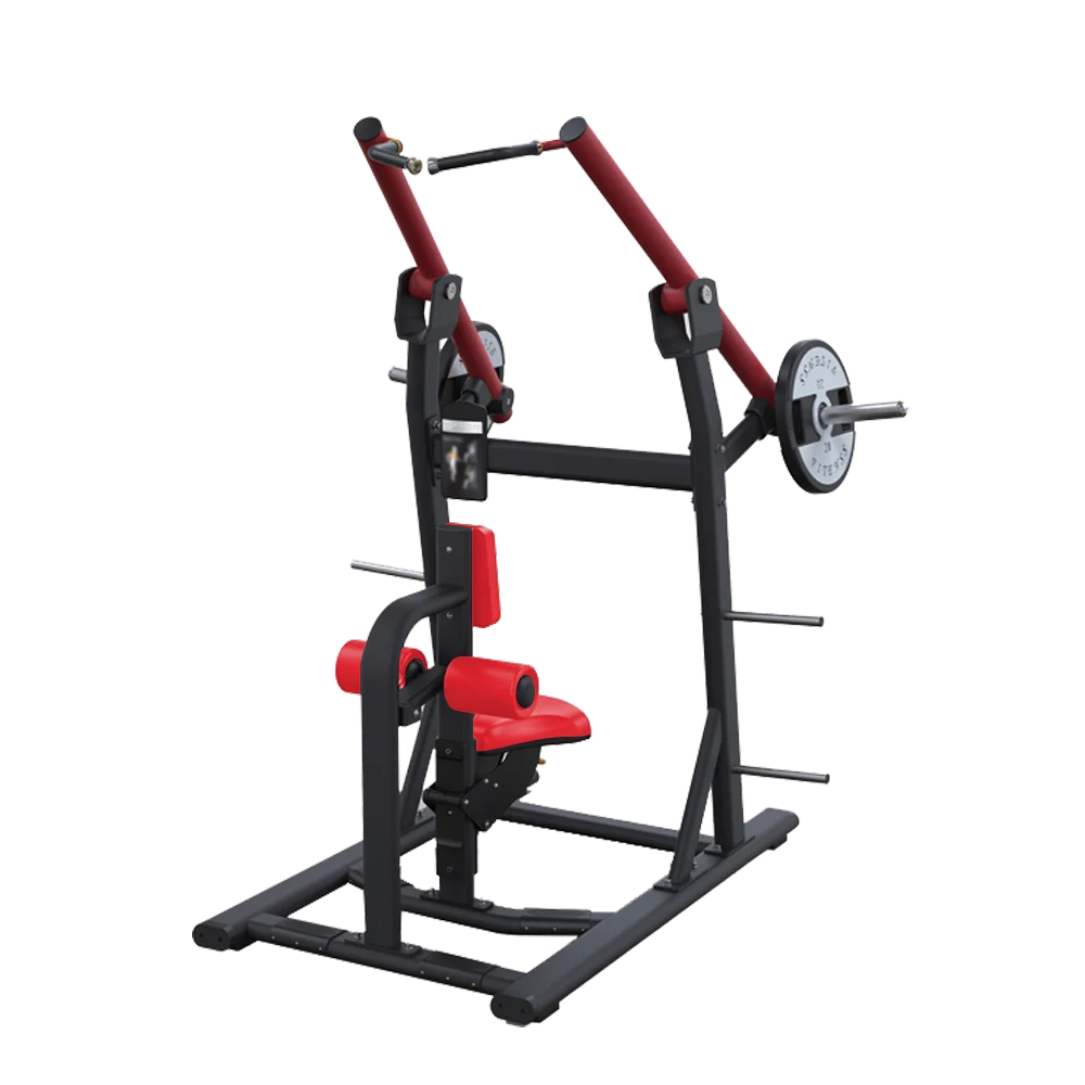 Iso-lateral Front Lat Pulldown Gym Equipment Commercial Training Plate ...