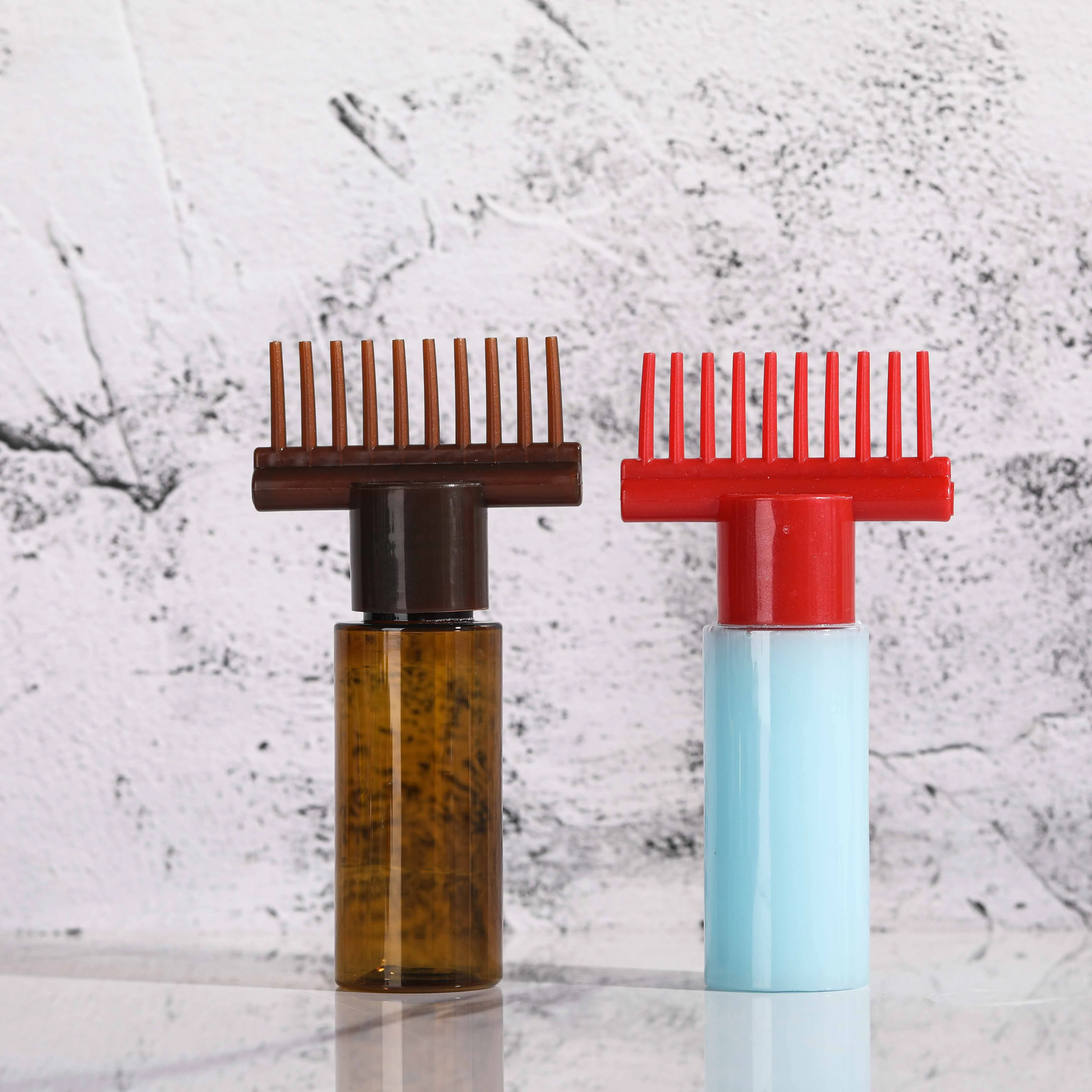 Empty Comb Bottle - Perfect for Hair Oil & Styling Tools