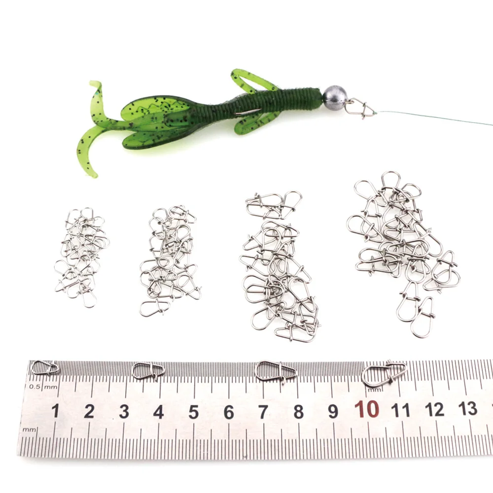 Ht003 Hooked Fishing Snap 304 Stainless Steel Fishing Barrel Swivel ...