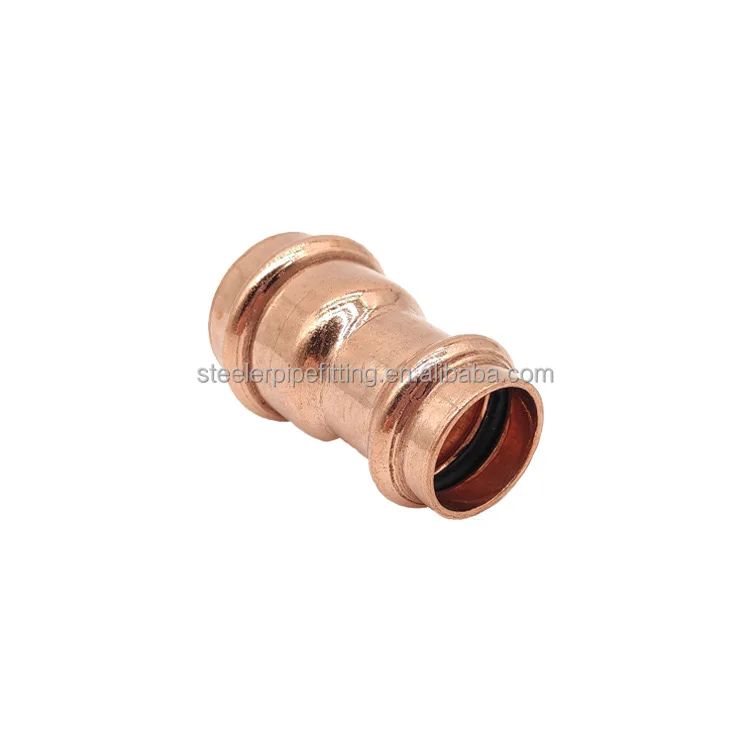 Sanitary Copper Reducing Straight Connector Press Fitting - Buy Copper ...