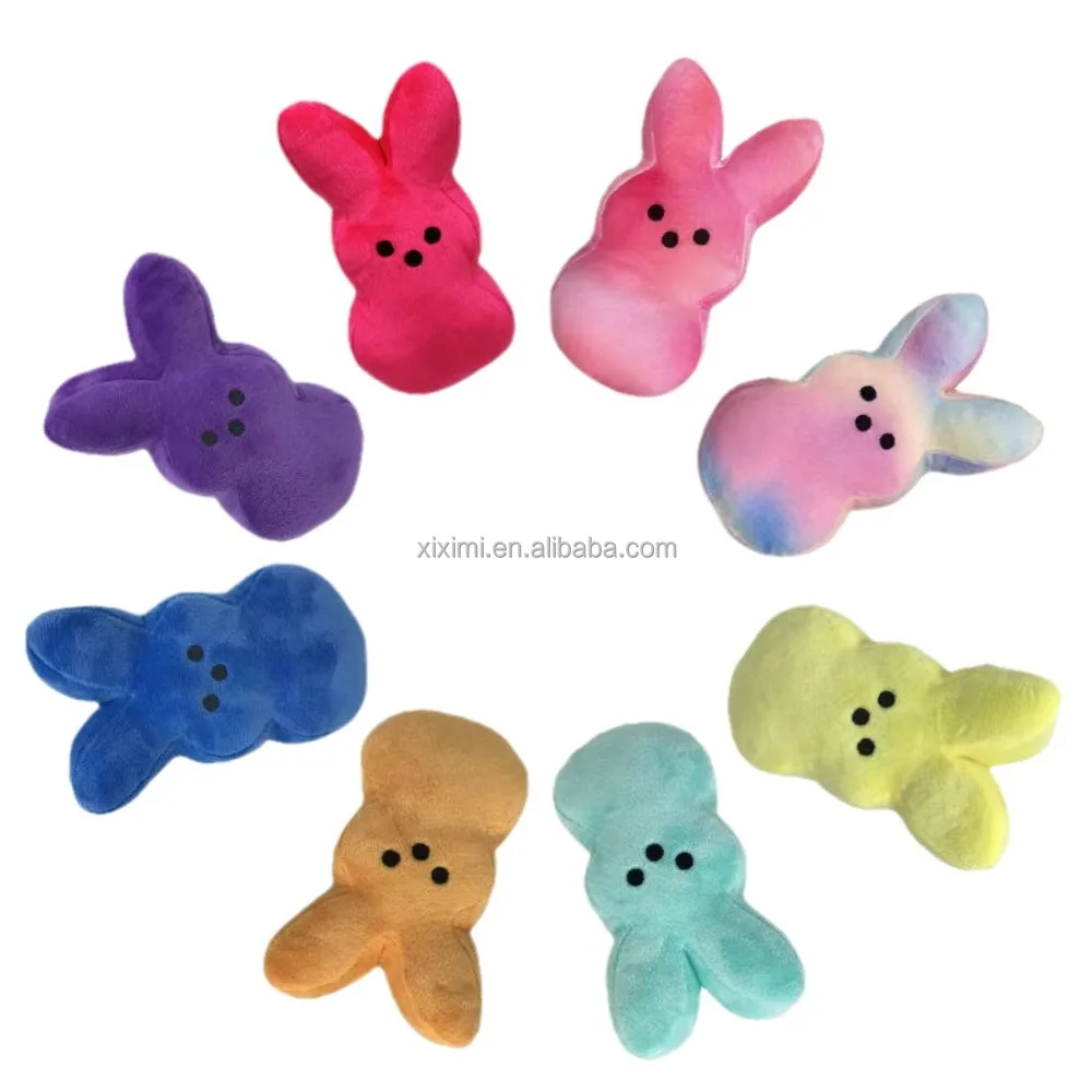 15cm Peeps Plush Bunny Rabbit Peep Easter Toys Simulation Stuffed ...