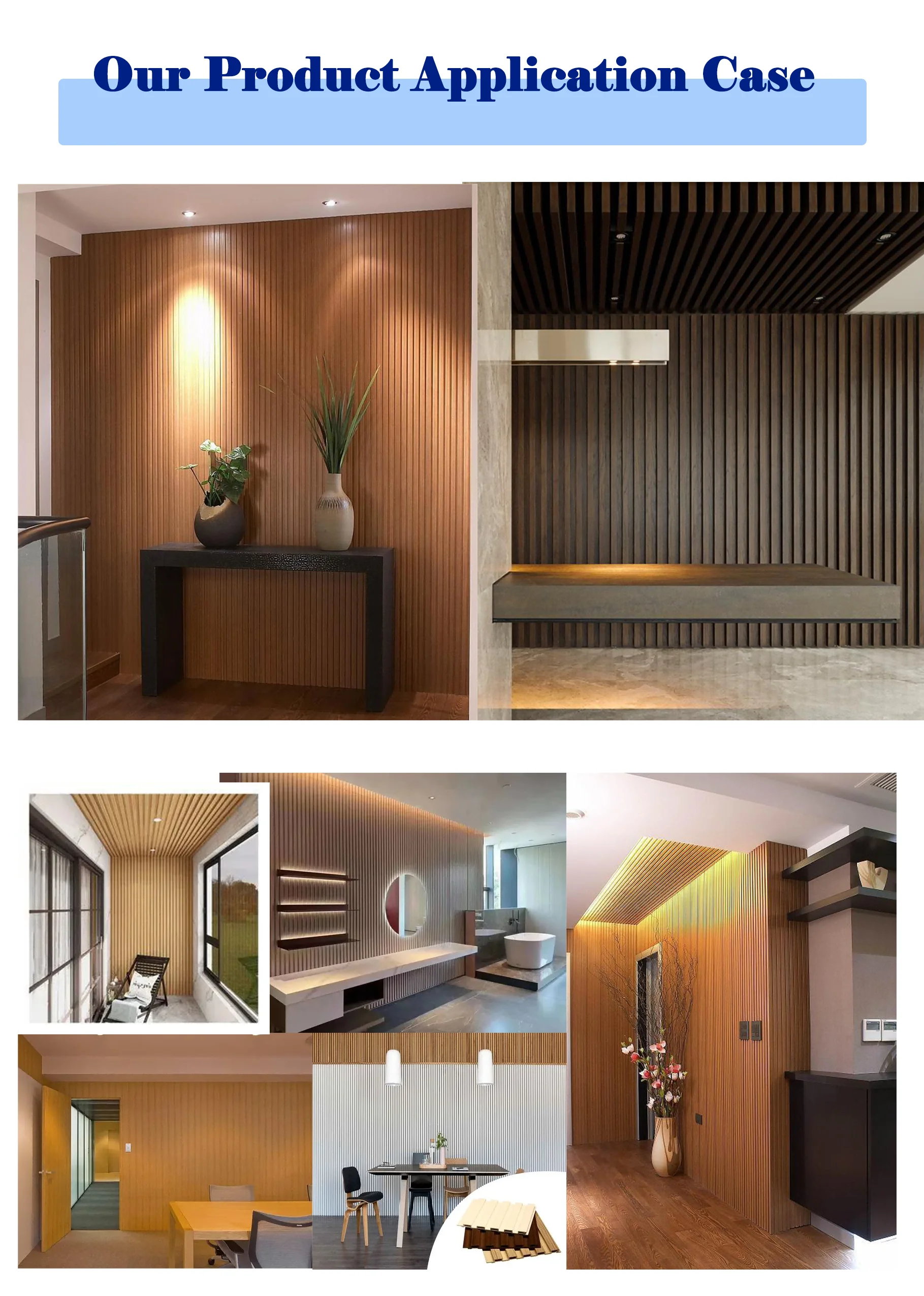 Wood Slatted Acoustic Wall Panels Soundproof Grille 3D Panel Sound ...