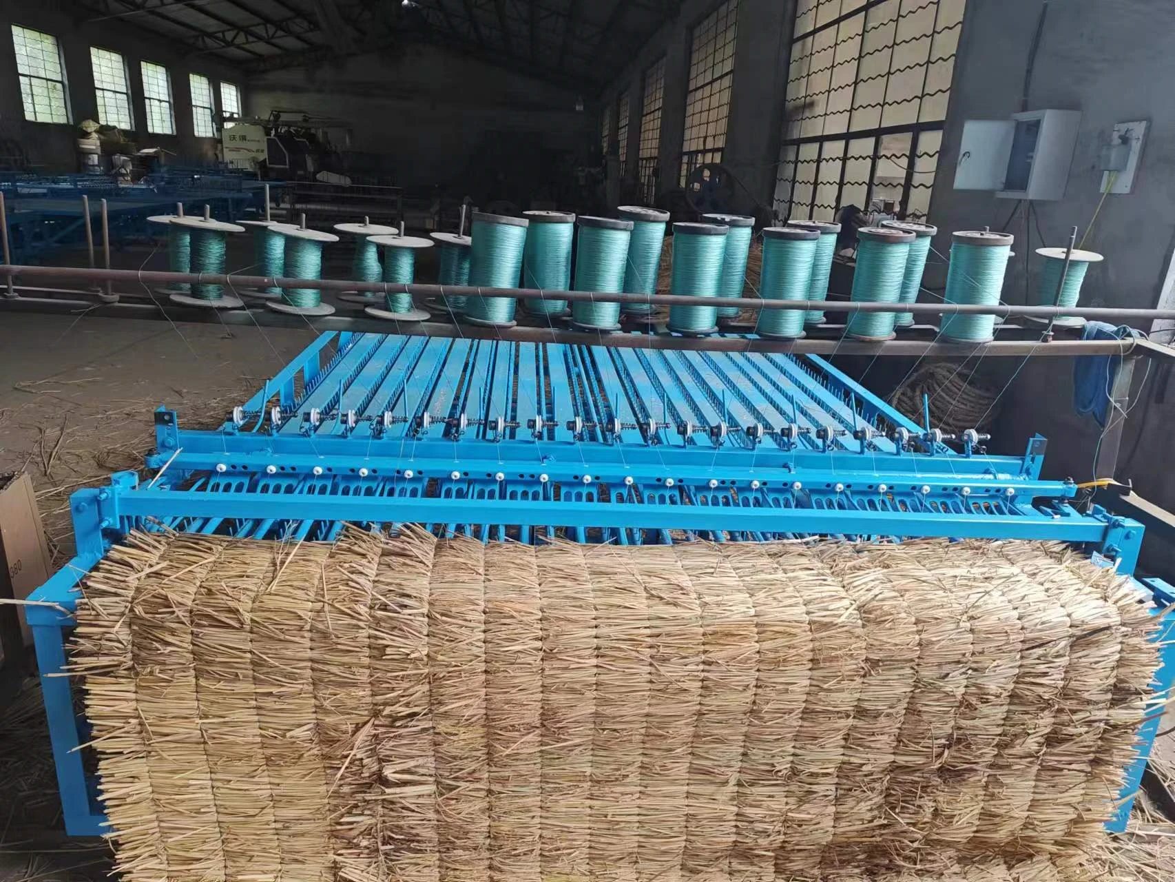 Rice Straw Recycling Machine Straw Knitting Machine Canopy Straw Mat ...
