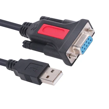 Usb To Db9 Female Rs232 Serial Cable Standard Db9 Female 9 Pin 9p ...