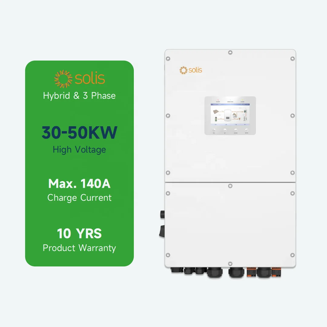 Solis Ip66 30kw 40kw 50kw High Voltage 3 Phase Powmr Hybrid Solar ...