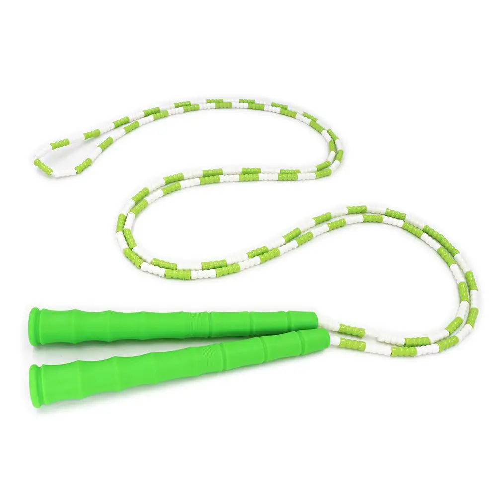 High Speed Custom Adjustable Plastic Jump Workout Beaded Skipping Rope ...