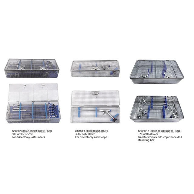 Operating Room Spinal Endoscope Sterilization Box Transvertebral ...