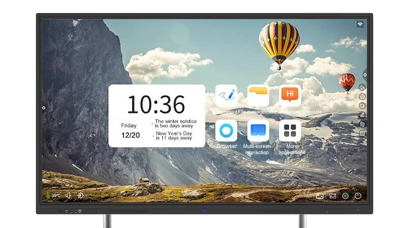 4k Display 86 Inch Finger Multi Touch Screen Smart Lcd Display ...