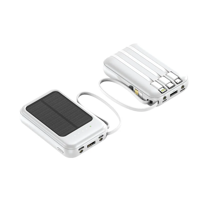 Dot Solar Keychain Mini Power Bank Ultra Slim Phone Charger High ...