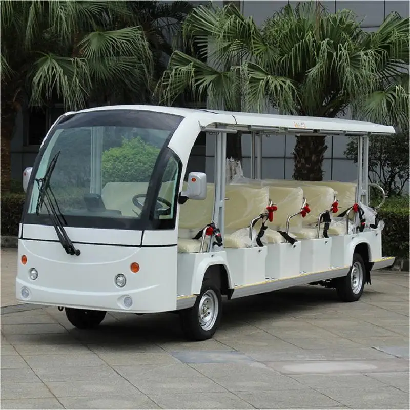 17 Passenger Sightseeing Car Golf Buggy Carts Tourist Electric Shuttle ...