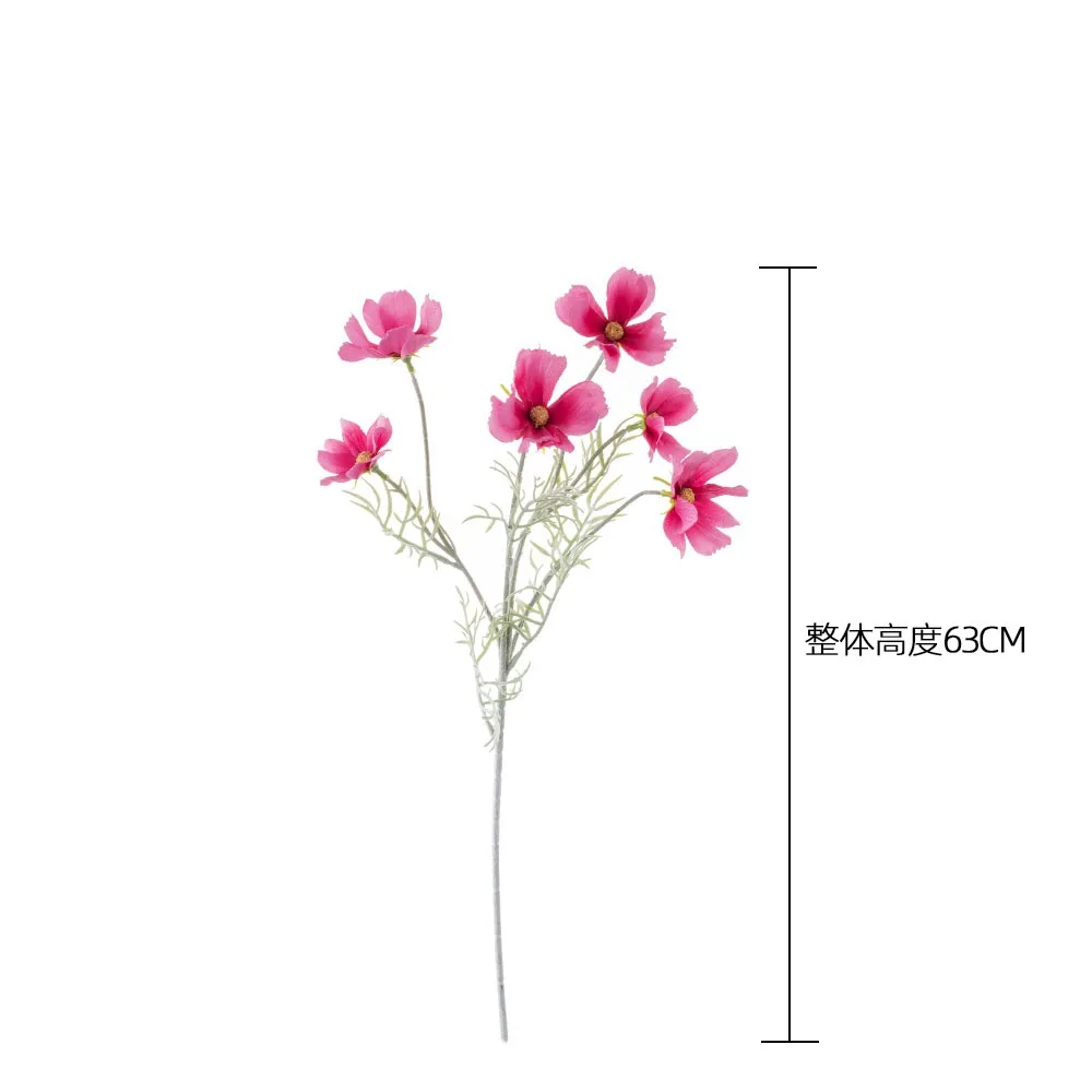 6 Heads Artificial Daisy Chrysanthemum Flower Silk Cloth Wedding ...