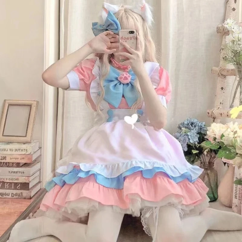 Blue Maid Cafe Outfits