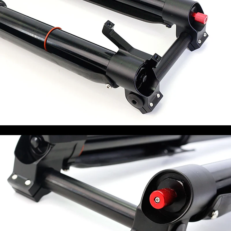 20/26inch Reverse Fork Air Suspension Ebike Mtb Snow Bicycle Fork Shock ...