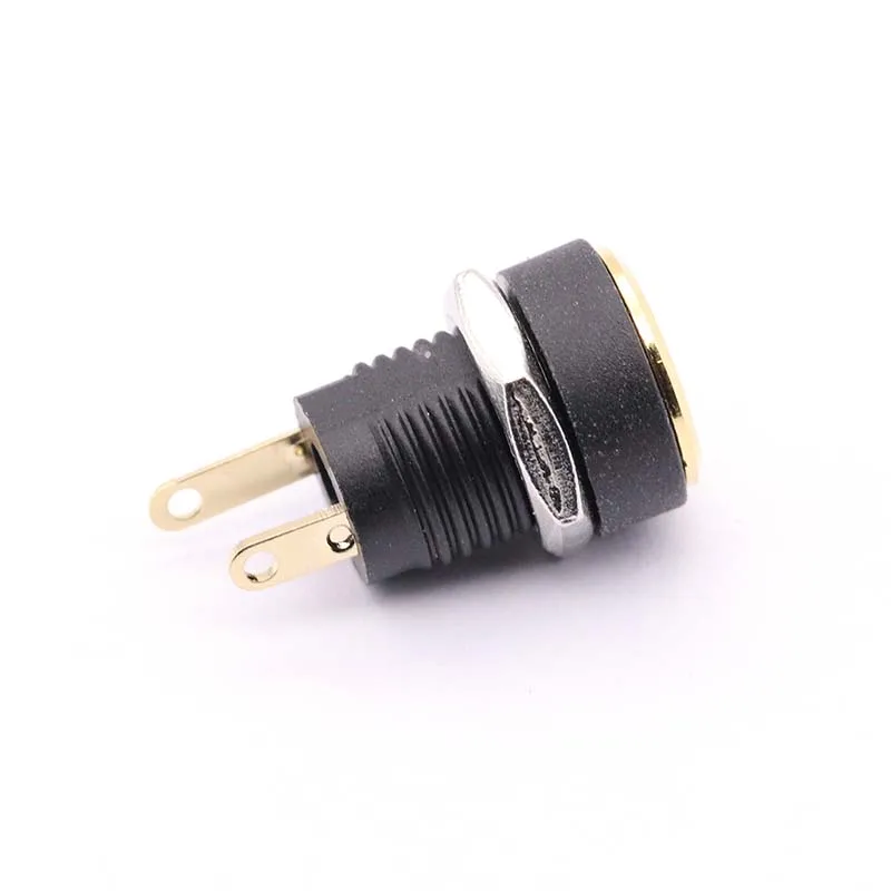 DC Power Supply Jack Socket 3.5mm 1.35mm Plug Adapter 2 Terminal Types ...