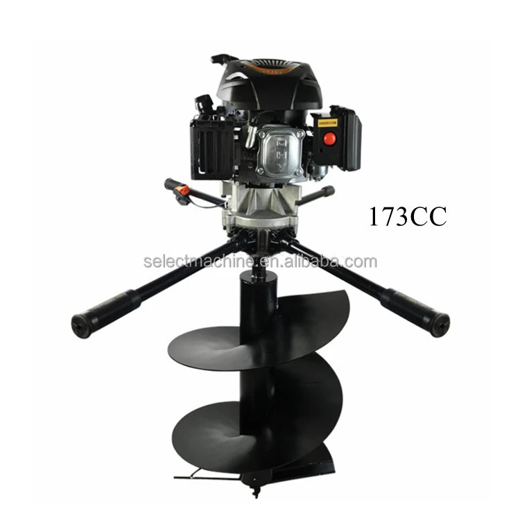 Automatic Ground Hole Drilling Digging Machine Manual Earth Soil Auger ...