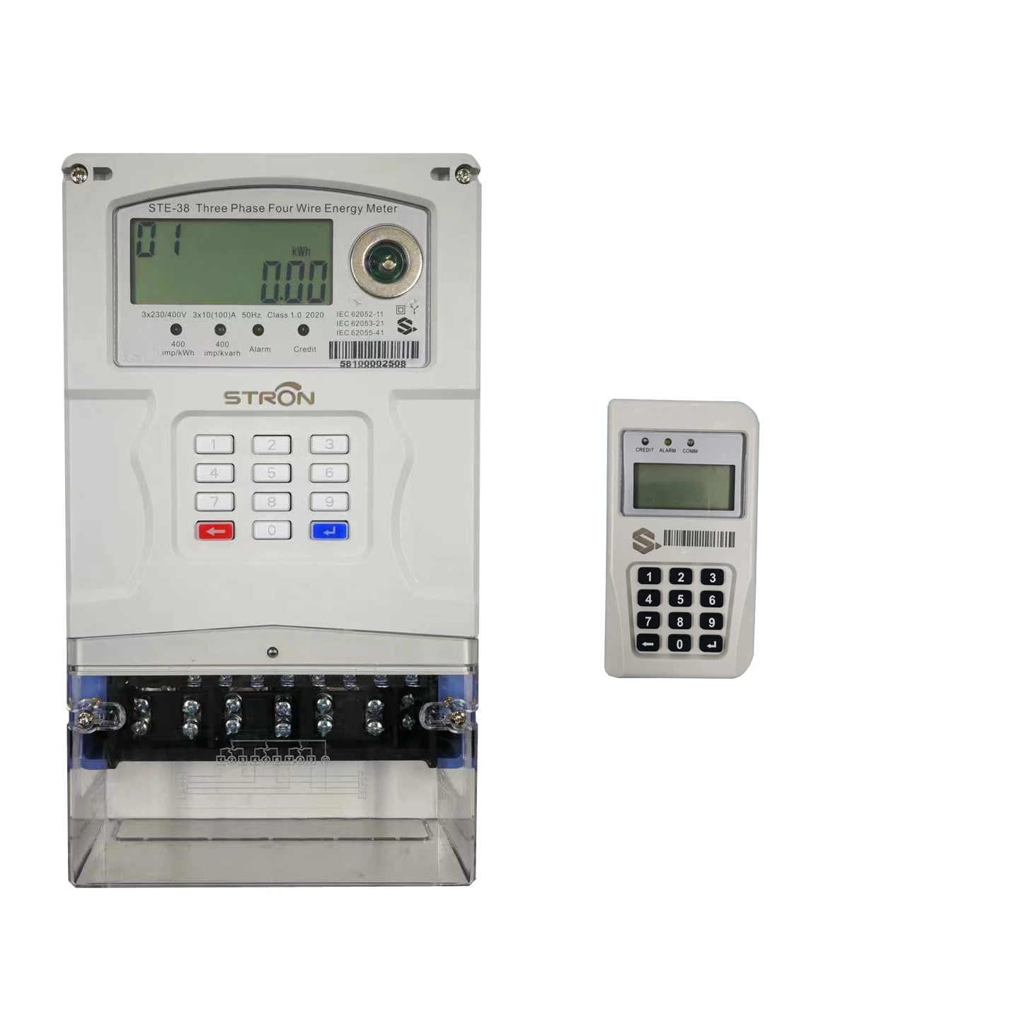 STS LoRa-RF Smart Prepayment Three Phase Energy Meter With CIU| Alibaba.com