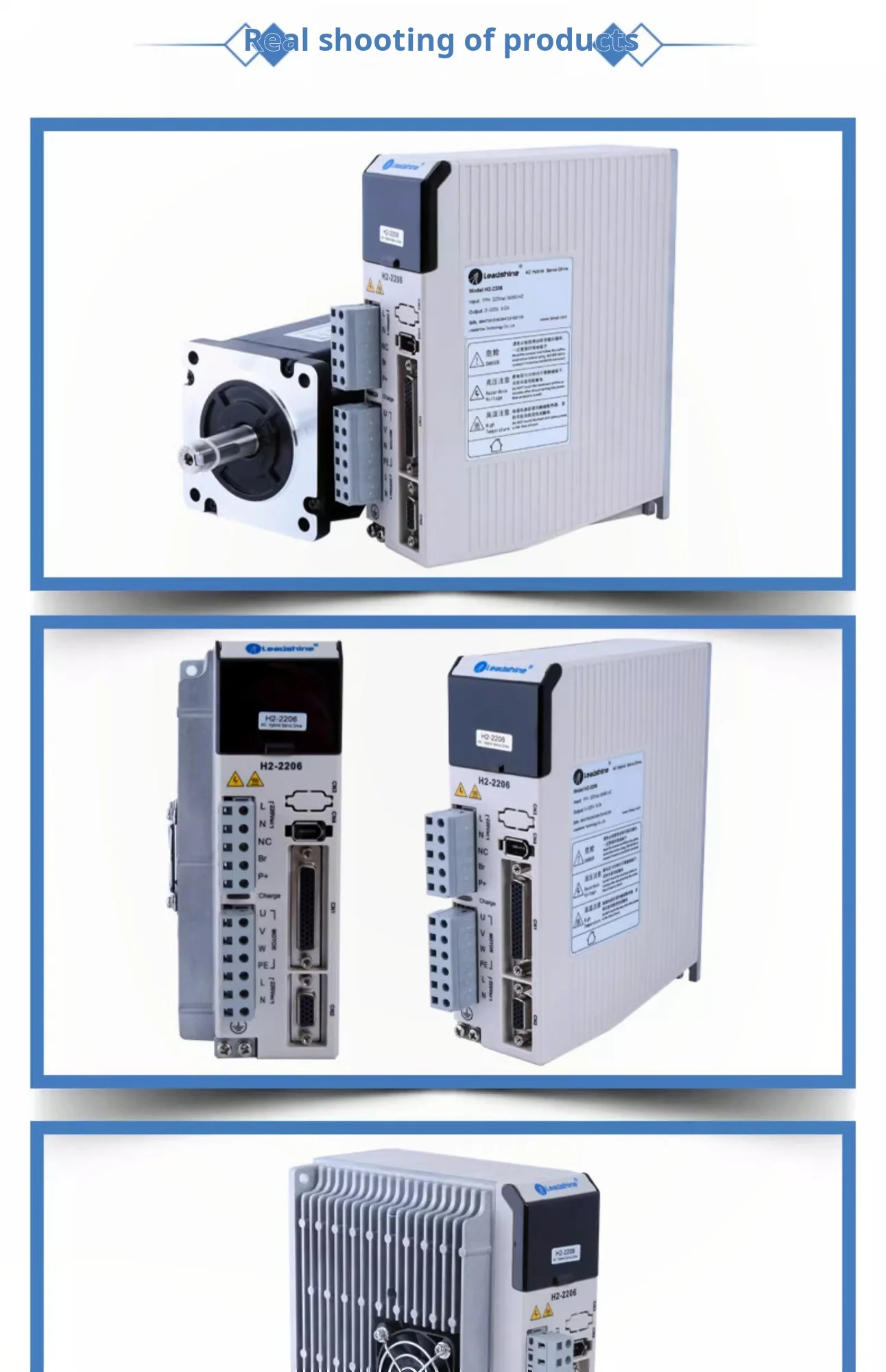 H2-2206 Closed-loop Servo Three-phase Ac Hybrid Servo Driver For Cnc ...