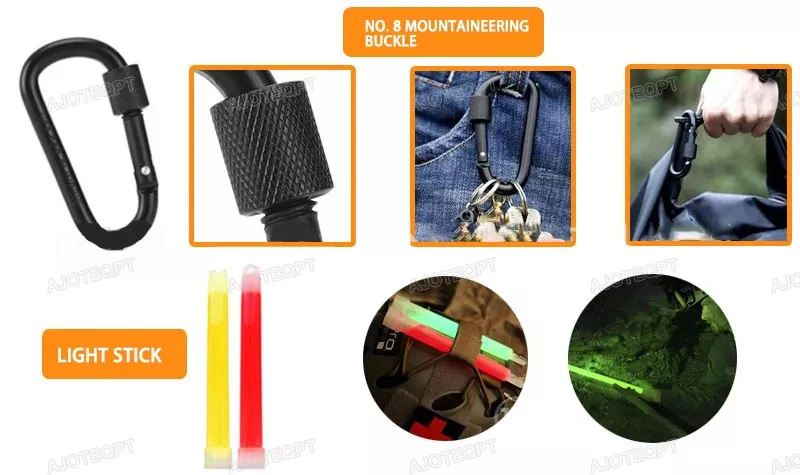 AJOTEQPT Professional Steel First Aid Kit for Survival