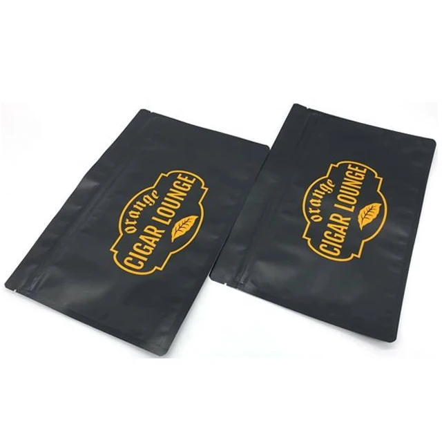 Custom Foil Plastic Cigar Wrap Packaging Bags Tobacco Cigar Mylar Bag ...