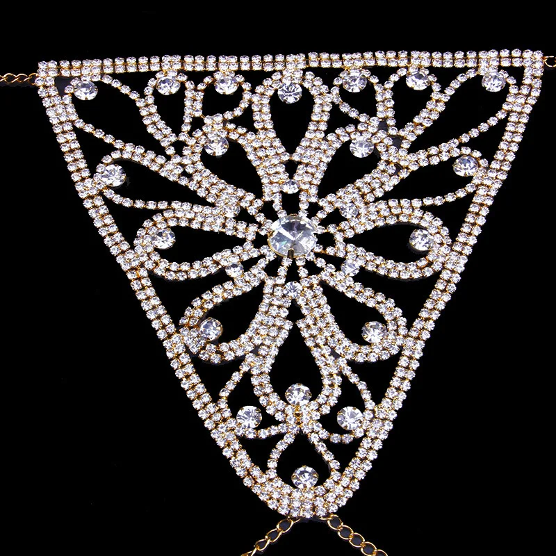 Custom Women Body Chain Jewelry - Sexy Rhinestone Thong Chains for ...