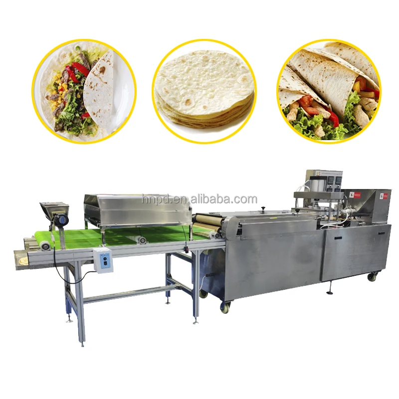 Commercial Electric Automatic Shawarma Lavash Taco Flour Corn Tortilla ...