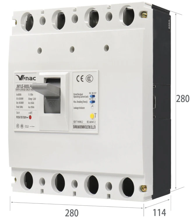 Vinac Overload Protection Mcb Mccb Elcb Plastic Shell Circuit Breaker ...