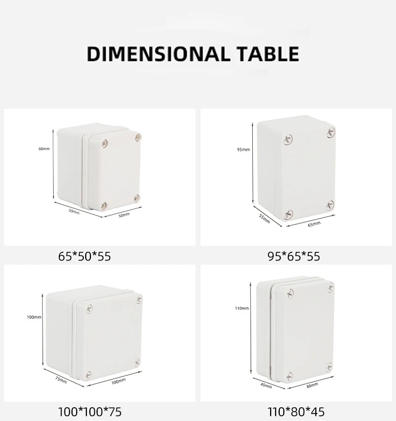 100*150*70 200*100*75 150*150*90 Buckle Type Electric Junction ...