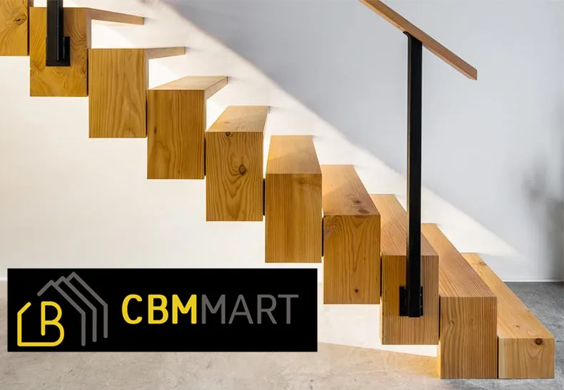 CBMmart Modern Stainless Steel Handrail Laminated Glass Railing Curved ...