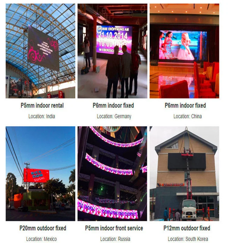 Gloshine Rental Led Screen P3.91 Full Color Display 500x1000 Indoor 4 ...