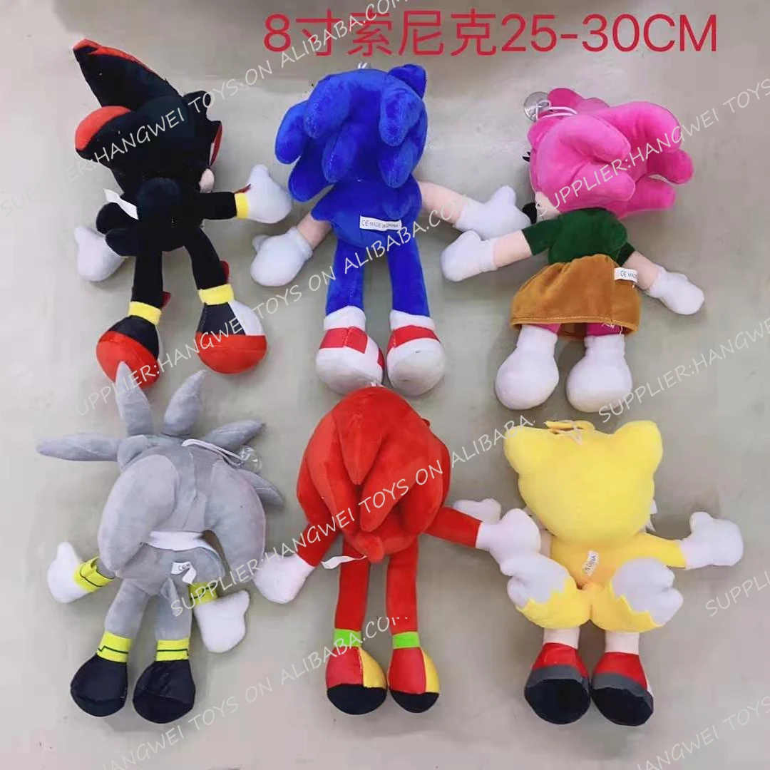 Factory Wholesale 20-25-45-60-80cm Super Sonic Plush Toy Hedgehog ...
