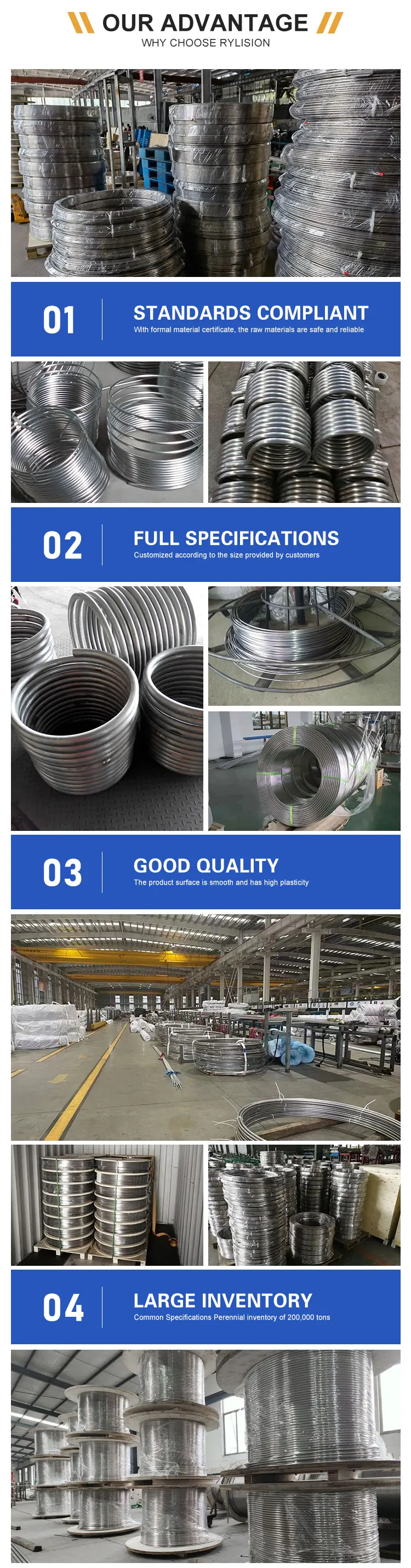 Spiral Heat Exchanger High Heat Transfer Coil Tube 304 316l 410 ...