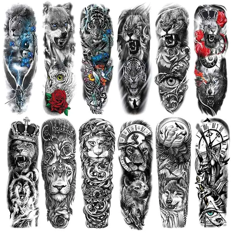 Full Sleeve Tattoos Drawings