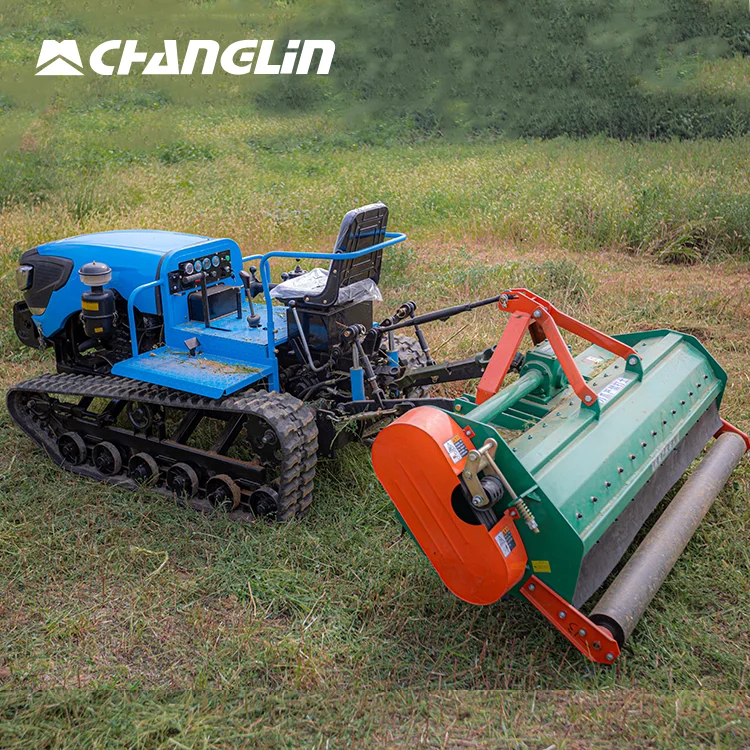 Changlin Brand 50HP Orchard Rotary Tiller Weeder Remote Control Small ...