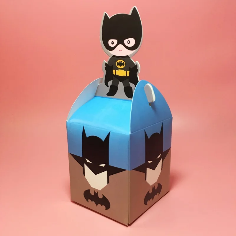 Superhero Candy Gift Boxes, Superhero Themed Party Supplies, Children's ...