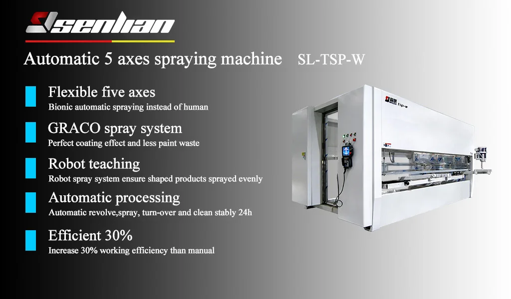 Standard Five Axis Spraying Machine for Spraying Wooden Door Lines ...