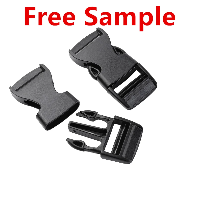 J1-004 Black Plastic School Bag Buckles High Quality 20mm 25mm Side ...