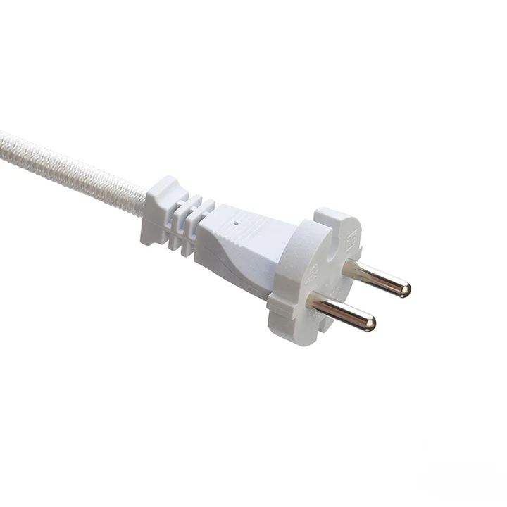 SNI Standard 10A 2 Pin Prong H05vvh2 AC Power Cable High Quality 2x0 ...
