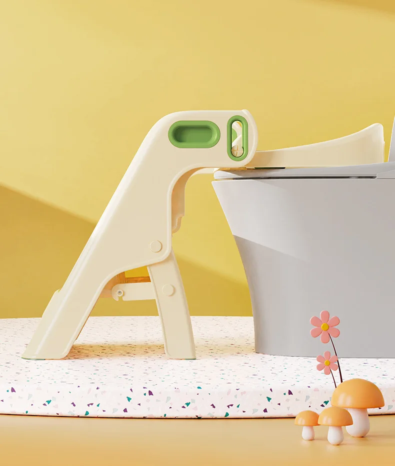 Home Baby Toilet Ladder Toilet Assist Frame Foldable And Adjustable ...