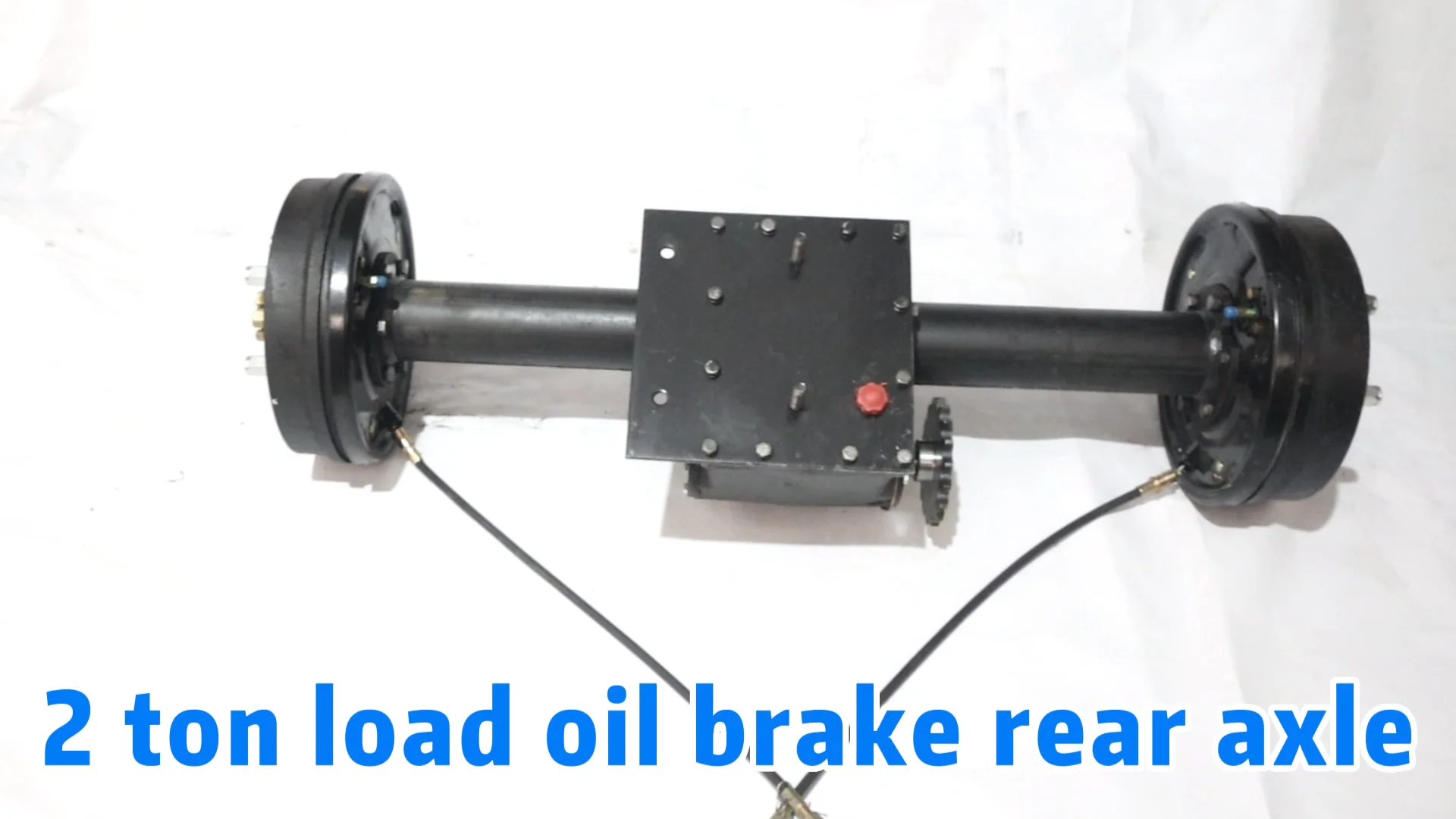 2 Tons Heavy Duty Oil Brake Chain Type Rear Axle Freight Four-wheeler ...