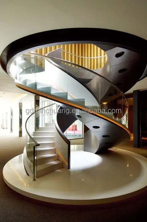Custom Australian Design Stairs - Curved Shaped Staircase